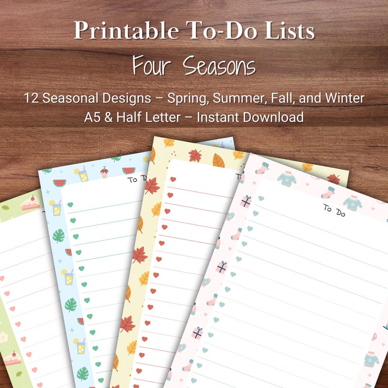 Seasonal Printables - Etsy UK