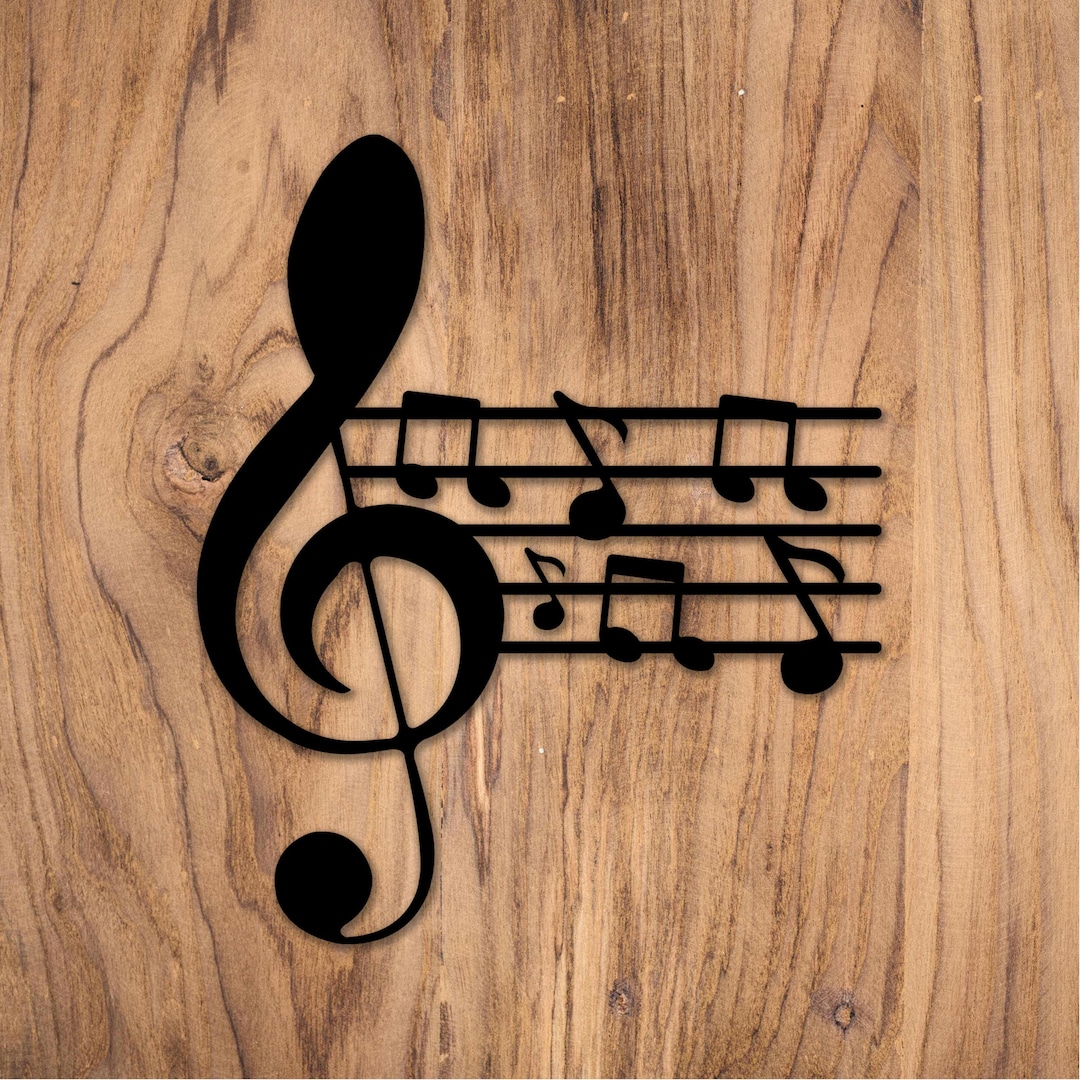 Metal Music Note Wall Art, Musician Decor (24-36 Inch) - Etsy