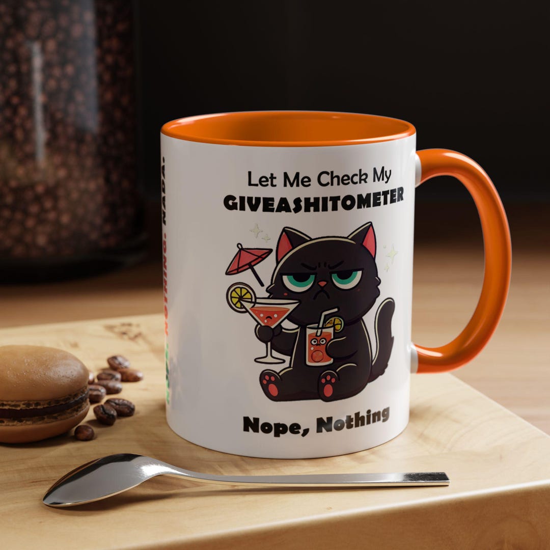 Crabby Cat Coffee Mug, Cocktail Lover Gift - Etsy