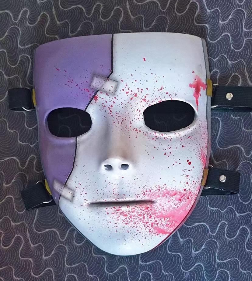 Sally Face Mask Cosplay Props 2.0, Wearable Video Game Prop Replica ...