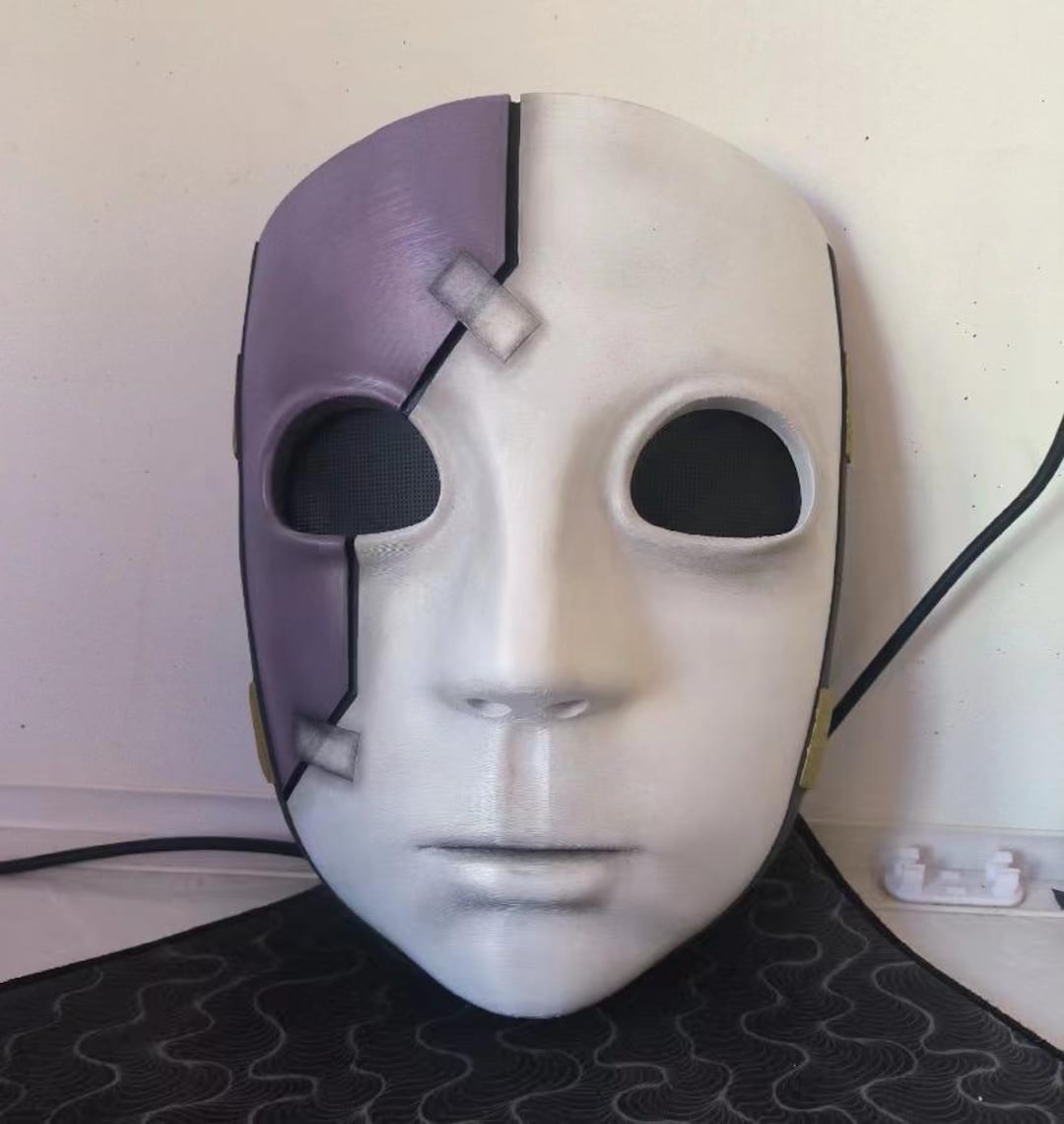 Sally Face Mask Cosplay Props 3.0, Wearable Video Game Prop Replica ...