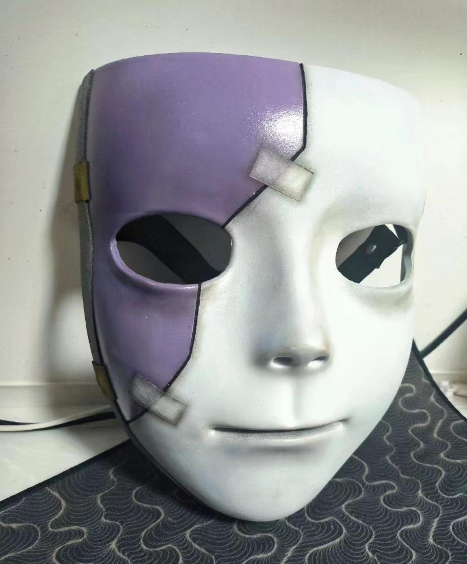 Sally Face Mask Cosplay Props 2.0, Wearable Video Game Prop Replica ...
