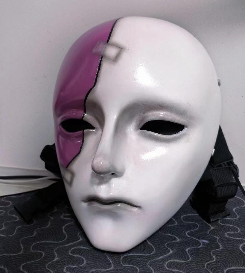 Sally Face Mask Cosplay Props, Wearable Video Game Prop Replica, Sal ...