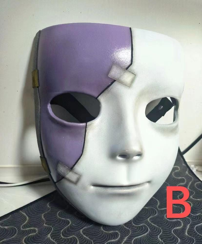 Sally Face Mask Cosplay Props 2.0, Wearable Video Game Prop Replica ...