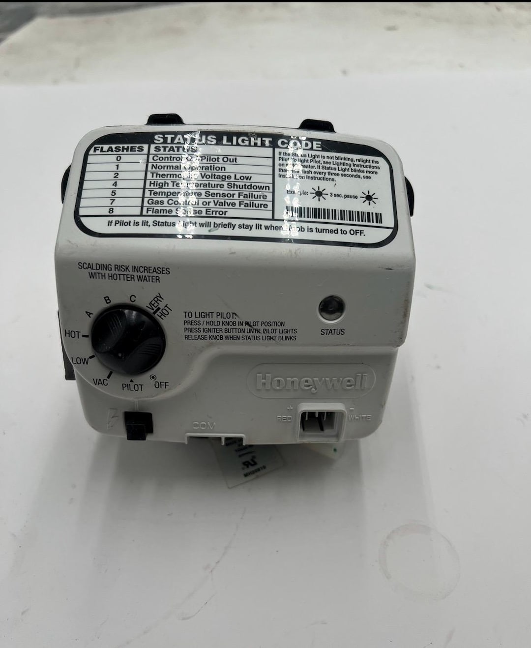 Honeywell Water Heater Gas Valve Controller WV8840C1404 Pre-owned - Etsy