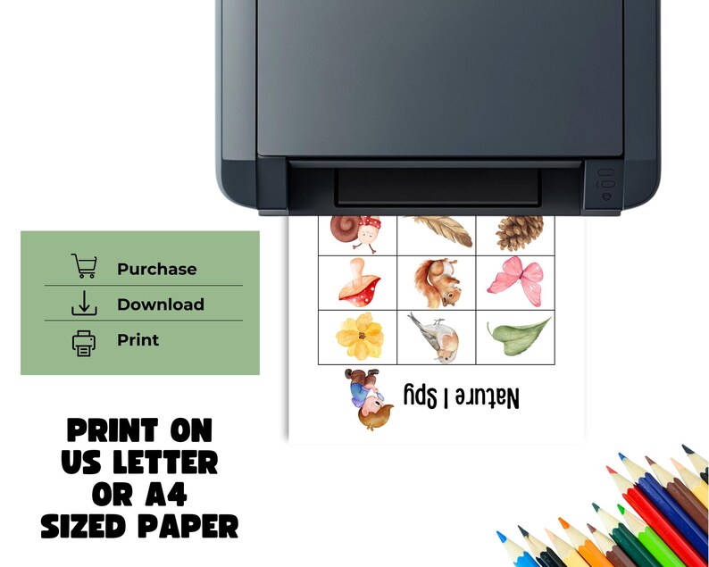 Nature Scavenger Hunt Nature Walk I Spy Outdoor Sensory Walk Activities ...