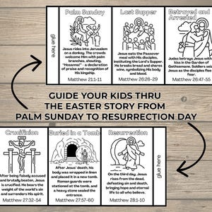 Holy Week Easter Story Folding Activity for Holy Week Kids Activity ...