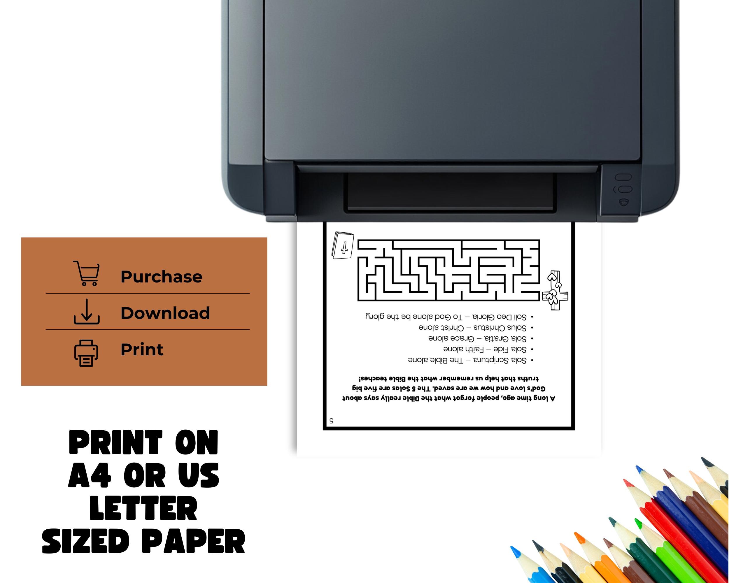 Reformation Day Kids Bible Flip Book Martin Luther Craft Printable ...