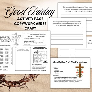 Easter Bible Activity Placemat Coloring Page for Palm Sunday Kids ...