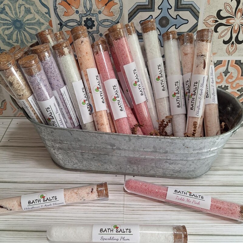 Bath Salts Tube - Etsy