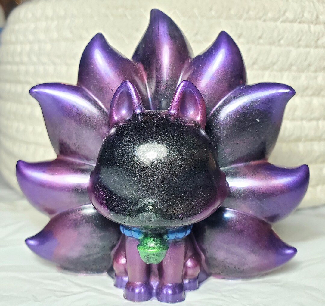 Kitsune Figure | Fox | Nine-tailed Fox Figure | Resin Decoration ...