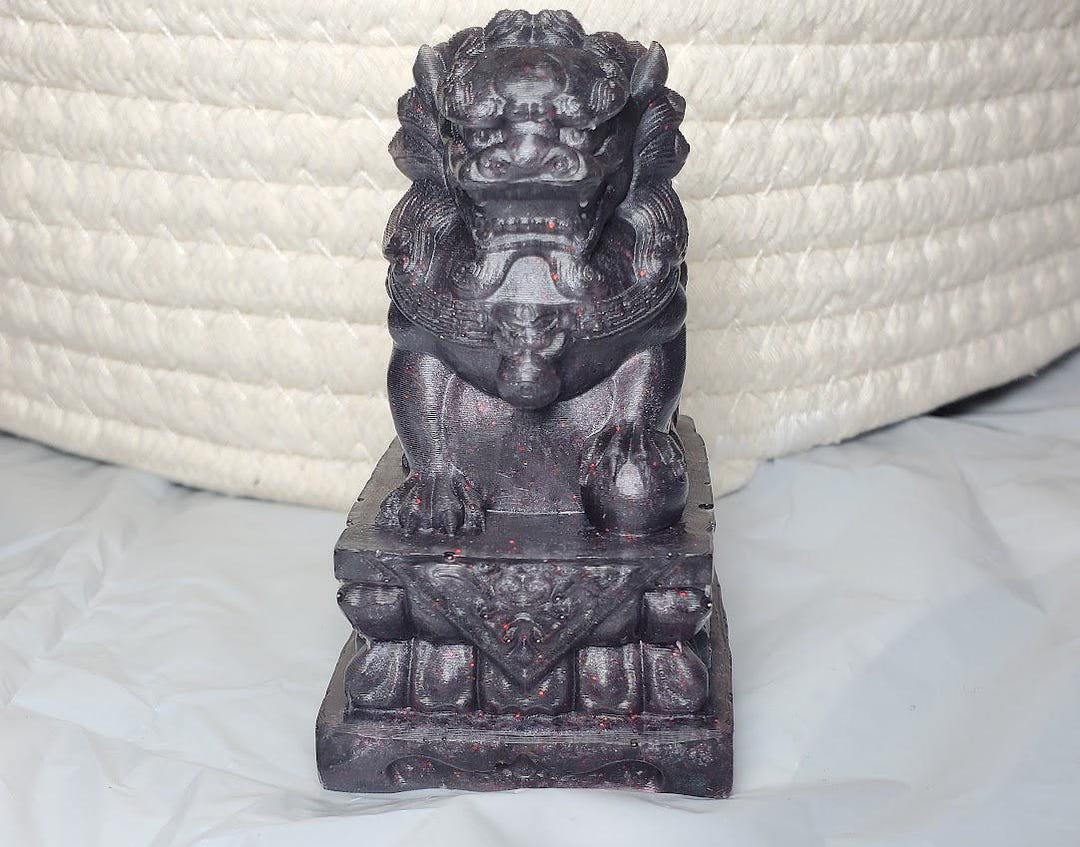Guardian Lion-dog | Koma Inu | Shisa | Shishi | Figurine | Resin Statue ...