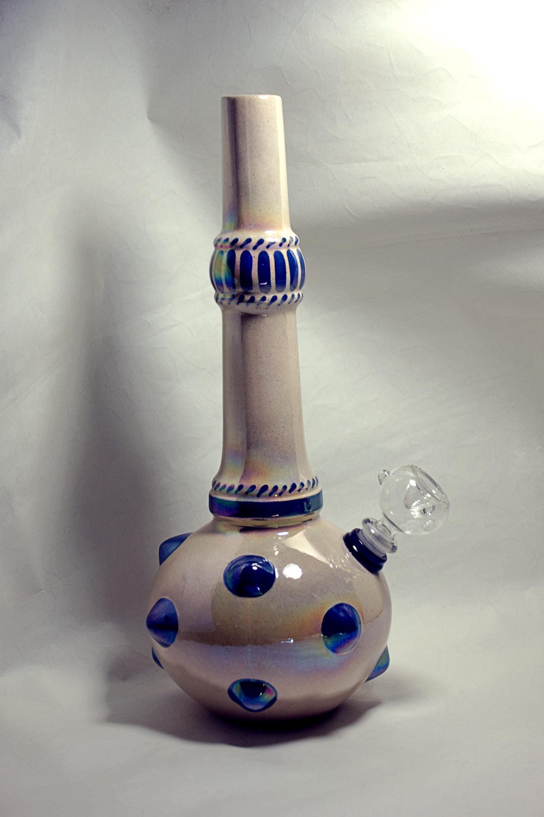 Authentic Ceramic Vase-smoking Pipe “ukrainian Cossack Mace” – Handmade ...