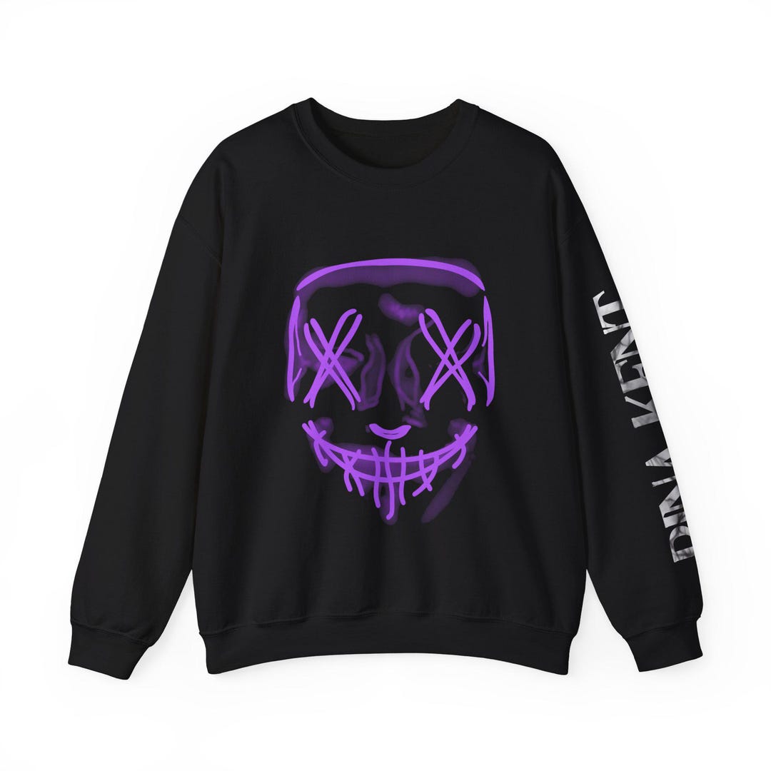 Rina Kent - Purple Purge Mask Crewneck (int) - Etsy