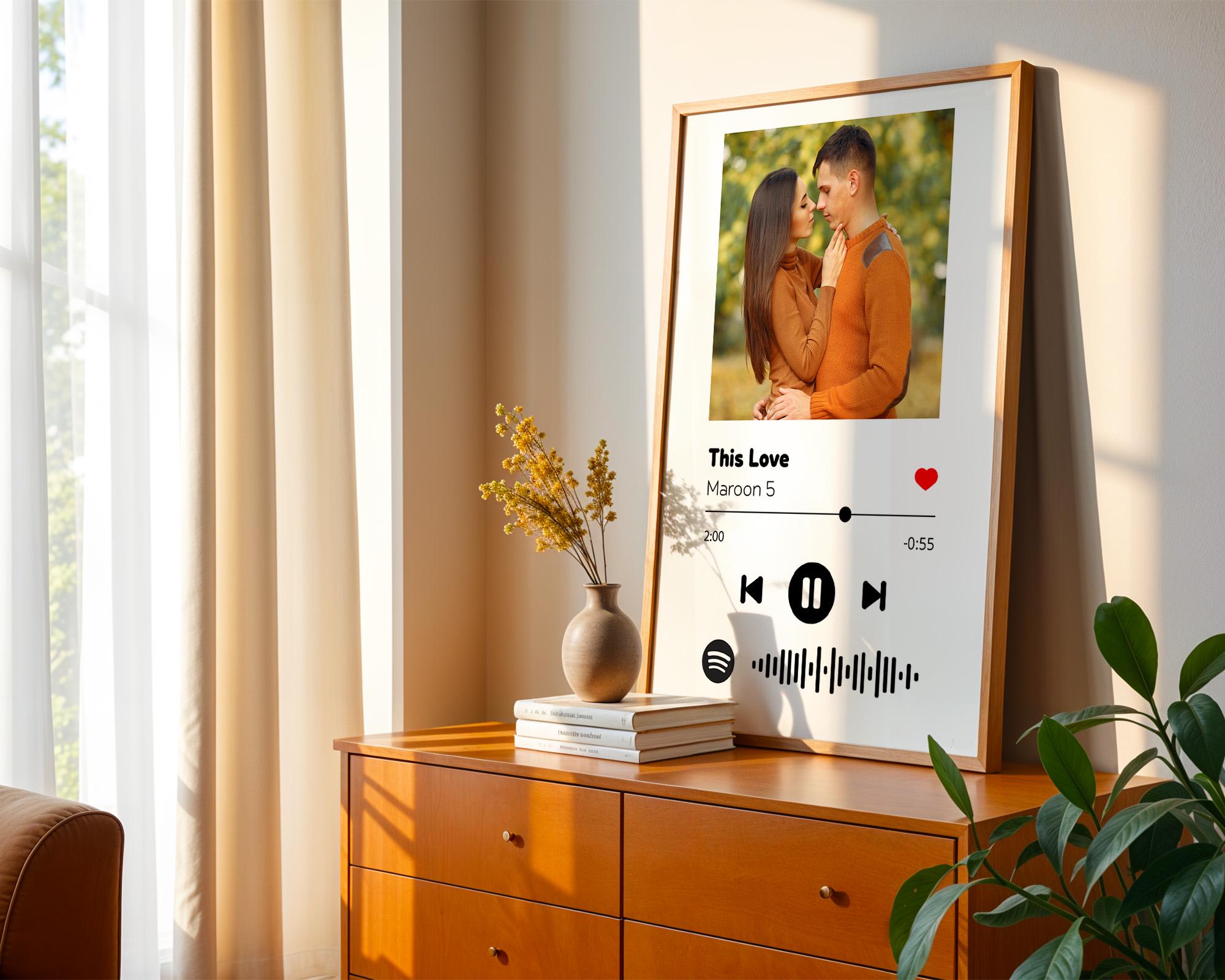 Music Player Poster Psd | Custom Song Print Template | Editable Audio Cover Art | Digital Music ...