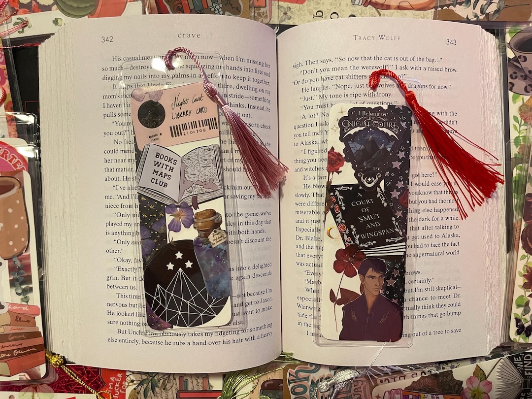 ACOTAR Mystery Bookmarks Unique for Every Book Lover - Etsy