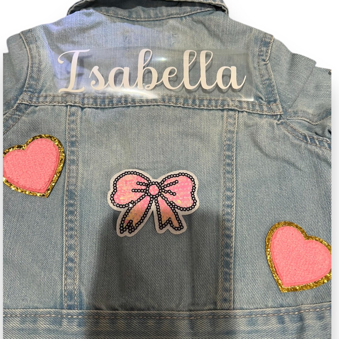 Personalized Kids' Denim Jacket Custom Denim Jacket Custom Jean Jacket ...
