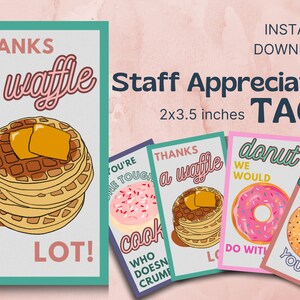 EMPLOYEE APPRECIATION GIFT Card Tags for Staff Appreciation Teacher ...