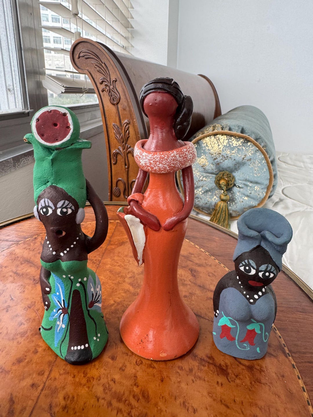 3 Clay Cuban Figurines - Etsy