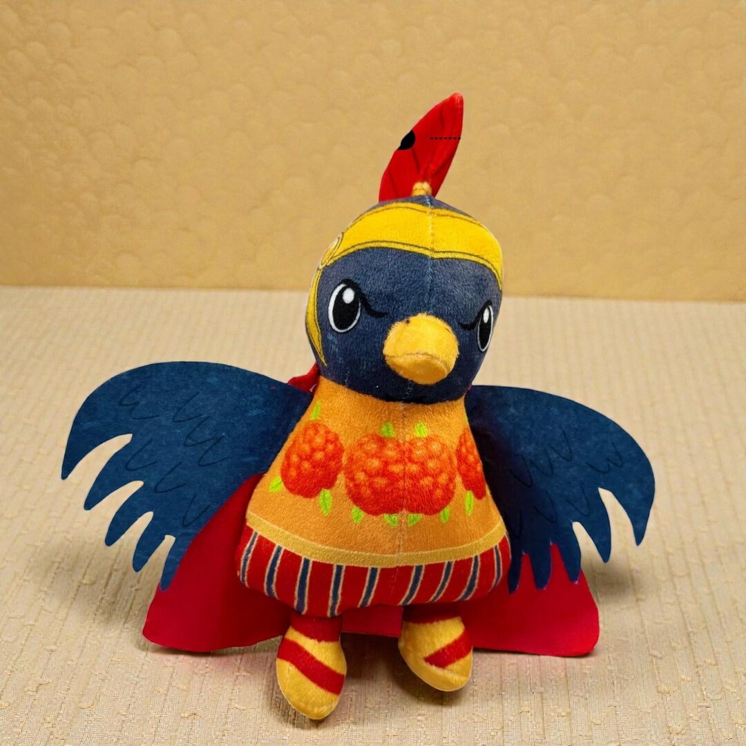 AI Shanhai Jing Strawberry Knight Plush Toy, Fantasy Bird Warrior Doll ...
