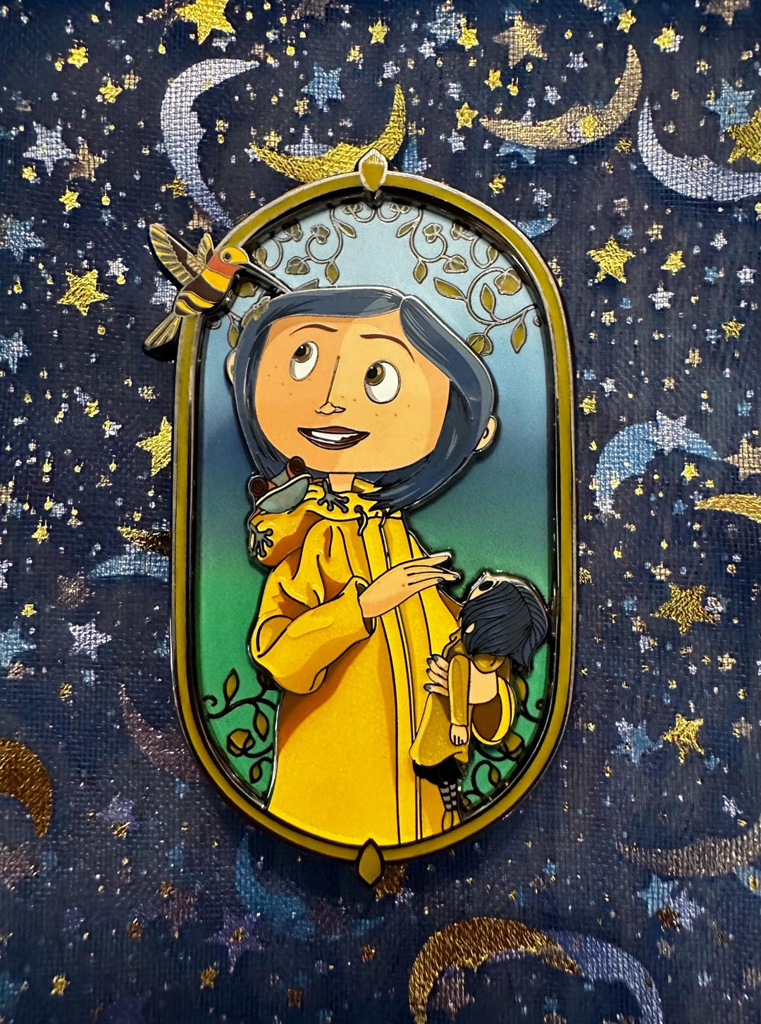 Twitchy, Witchy Girl Coraline Fantasy Pin LE 30 - Etsy