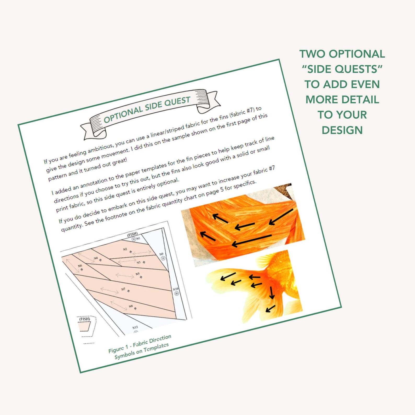 Frog and Goldfish FPP Quilt Pattern | the Quest (PDF Download) - Etsy