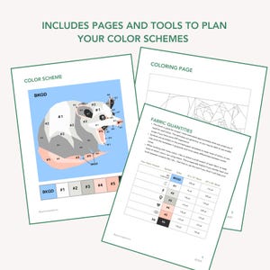 Screaming Possum | FPP Quilt Pattern | Instant PDF Download ...