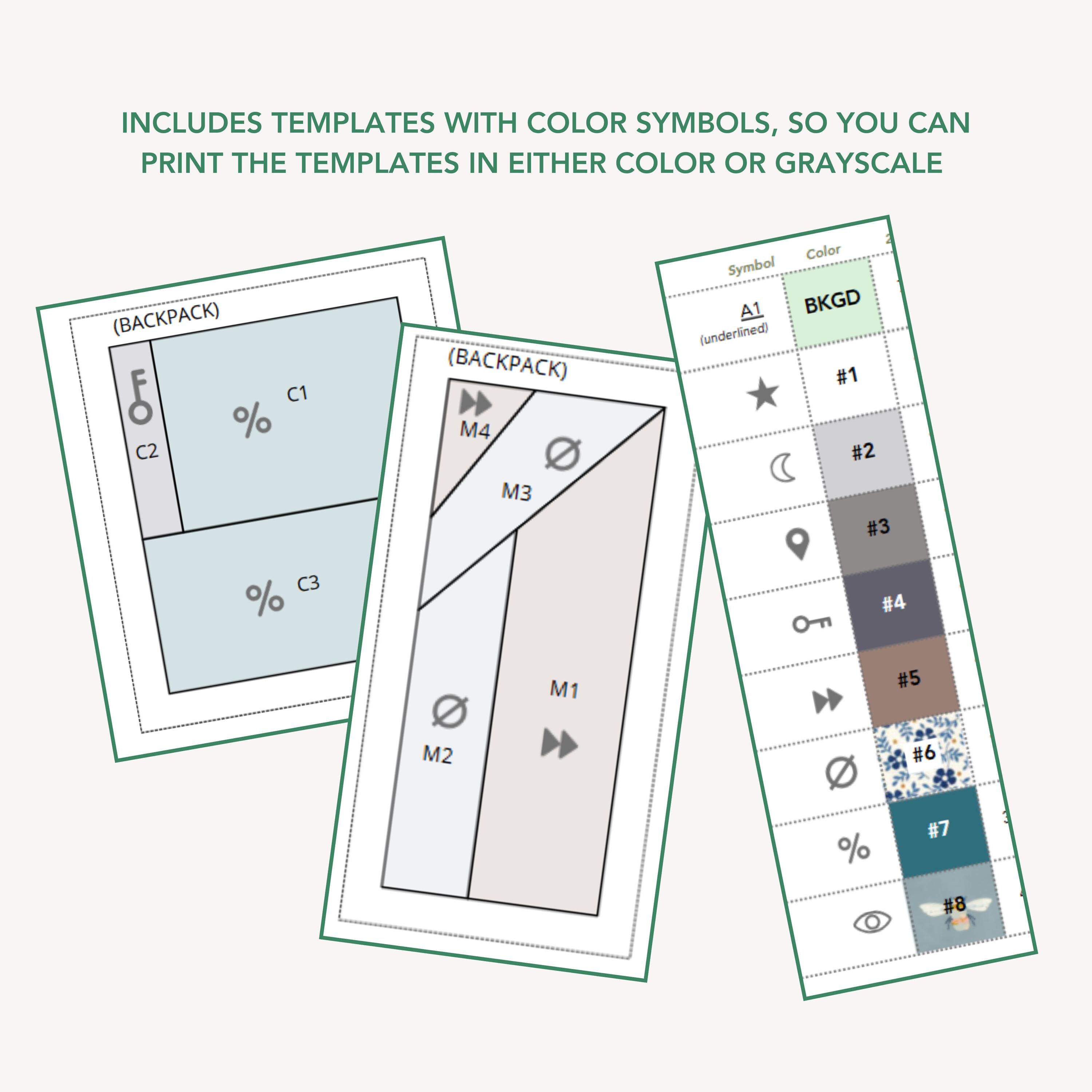 Camping Sampler | FPP Quilt Pattern | Instant PDF Download | Foundation ...