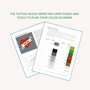 Quiltcore Tattoo Series | FPP Quilt Block Patterns | Instant PDF ...