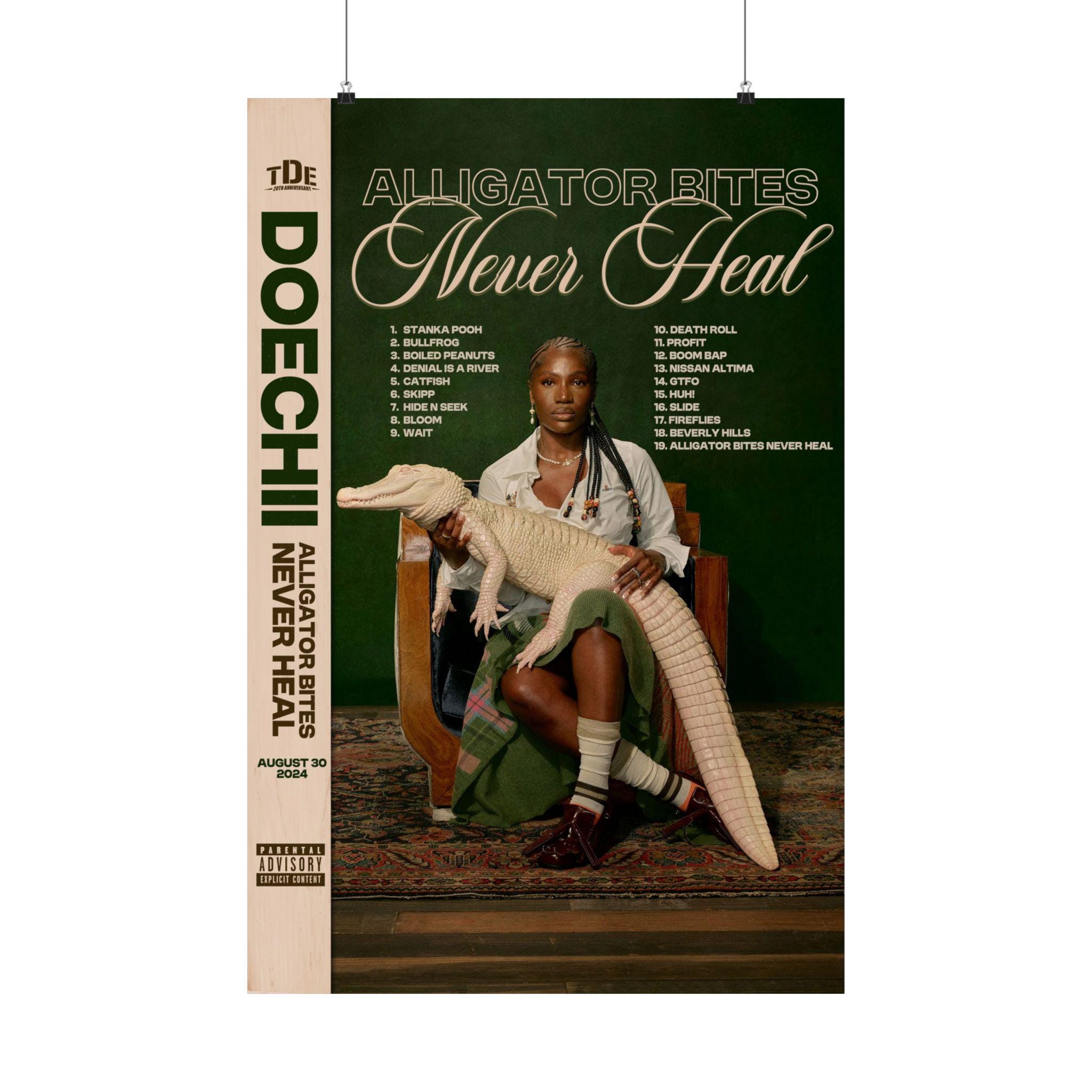 Doechii Poster | Alligator Bites Never Heal, Album Poster, Music, Swamp ...