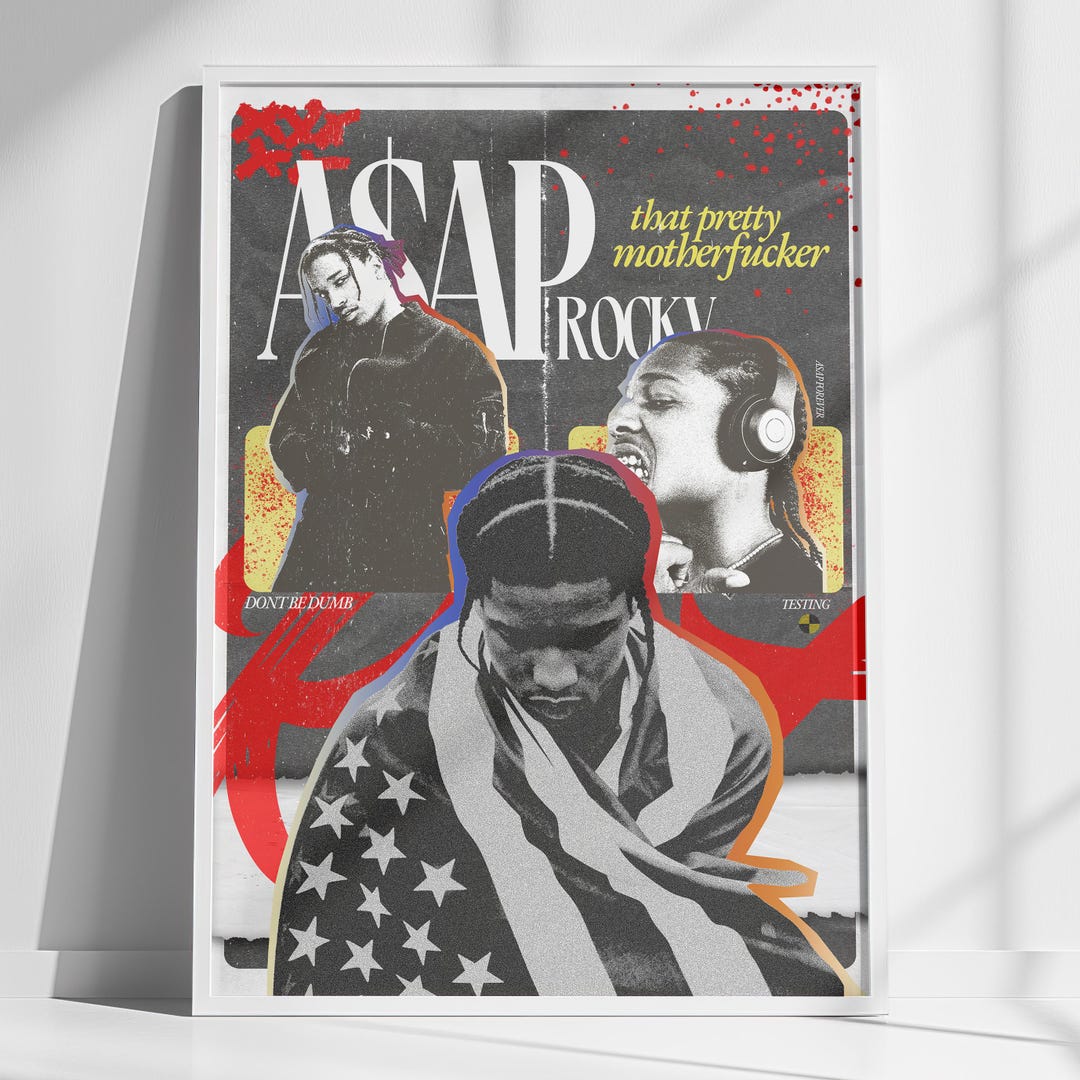 Asap Rocky Poster Live Love Asap, Dont Be Dumb, Trendy, Album ...