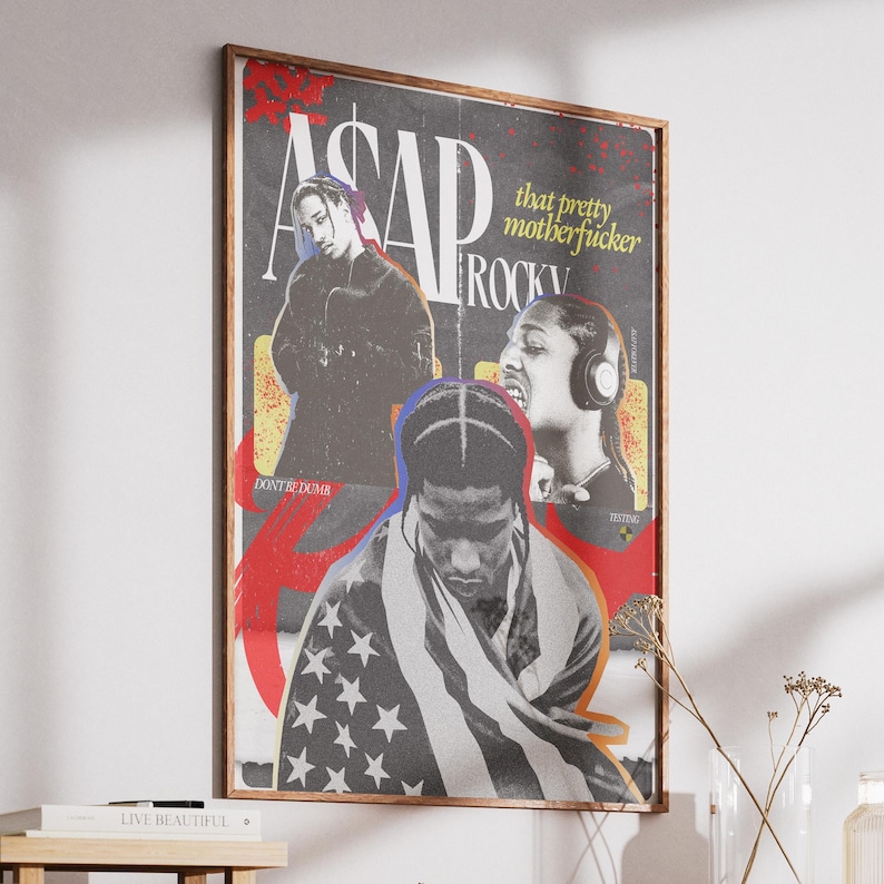 Asap Rocky Poster Live Love Asap, Dont Be Dumb, Trendy, Album ...