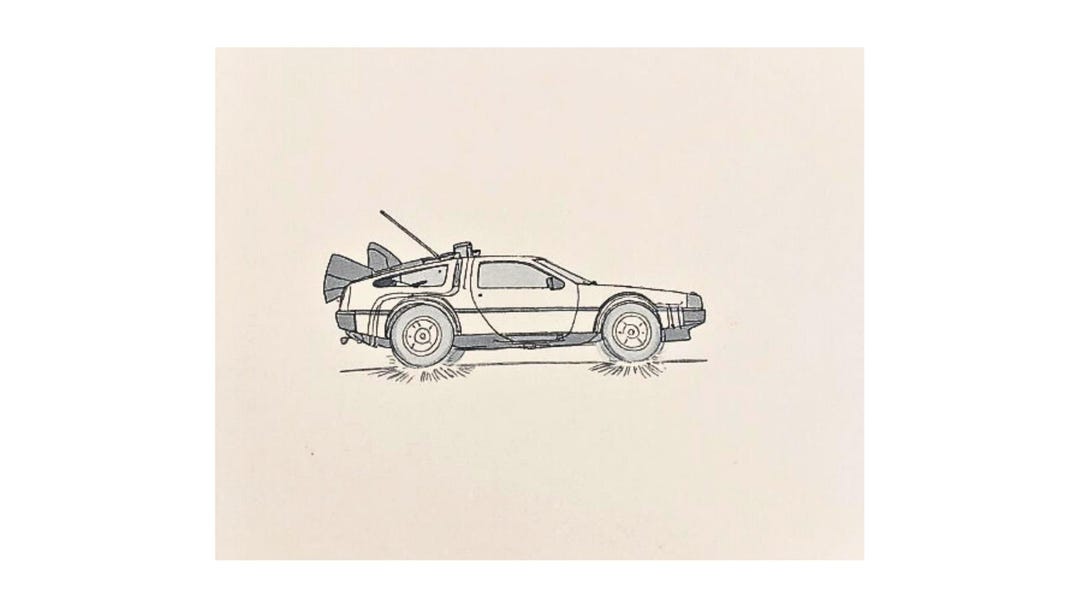 The Time Machine Blueprint - Etsy
