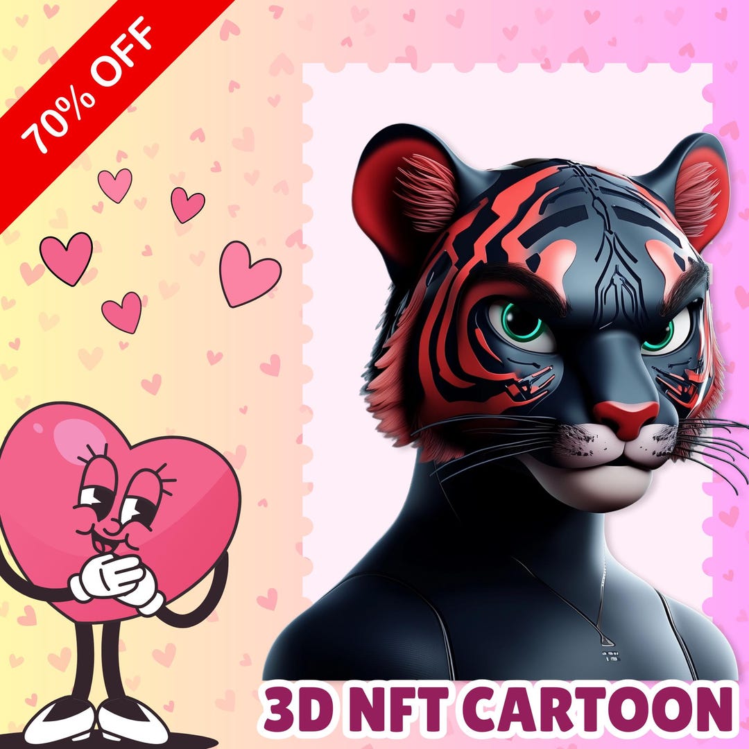 Custom Unique 3D NFT Art Collection, Custom 3D Models, 3D Character ...
