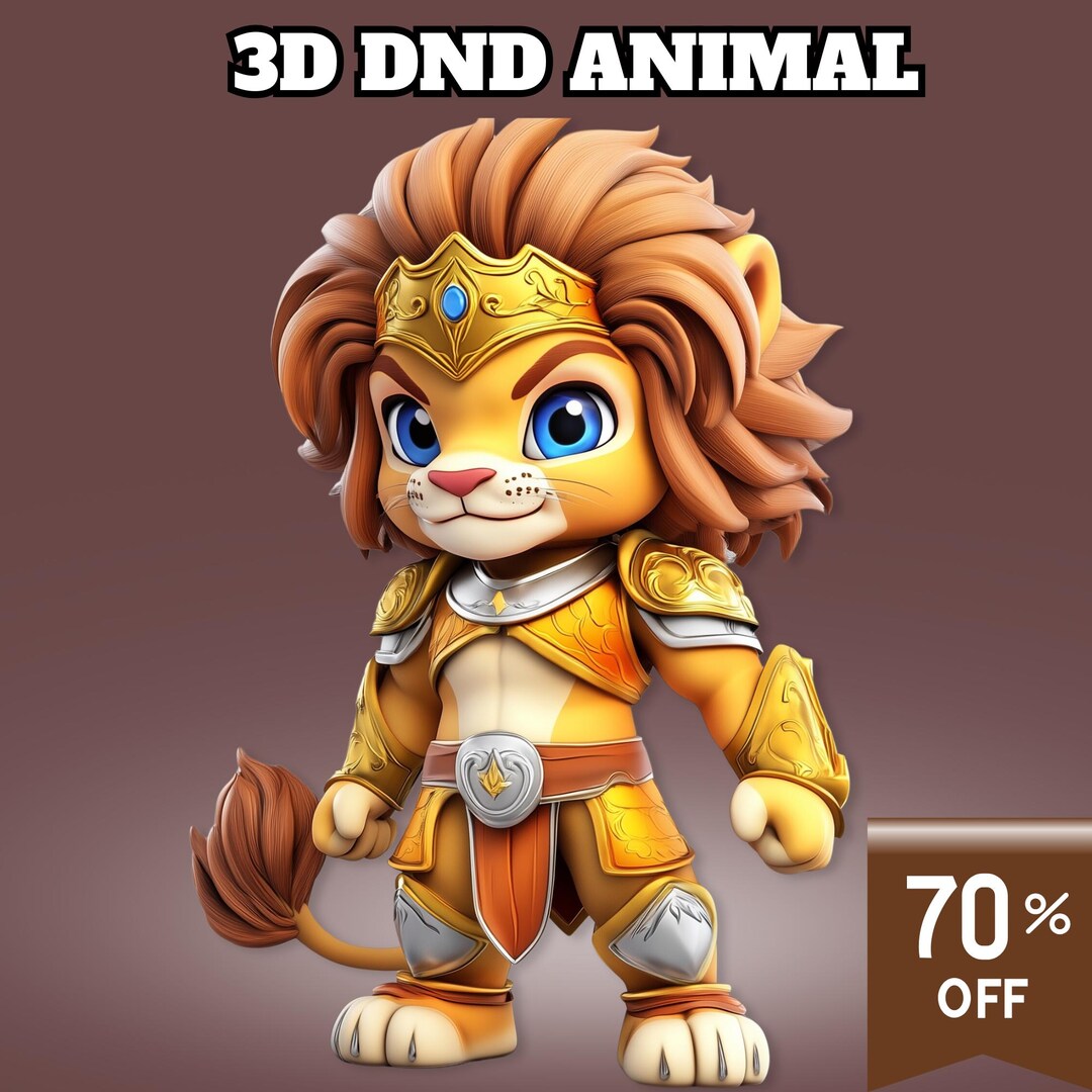 Custom 3D Dnd Animal, 3D Dnd, Model Printing, Stl, Anime Miniature ...