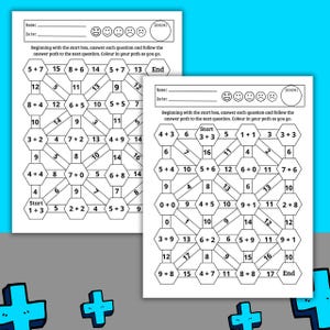 10 Printable Math Exercises for Children, Blanks Sheets Worksheets ...