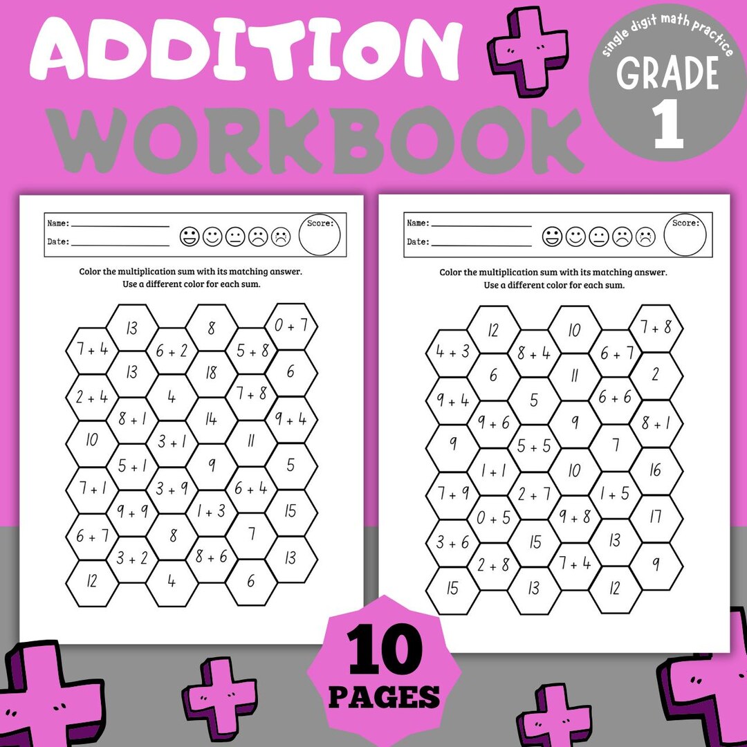 10 Printable Maths Drills Practice for Childrens, Primary School ...