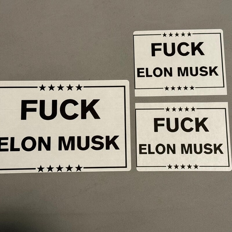 Anti Elon Musk Yard Sign - Etsy