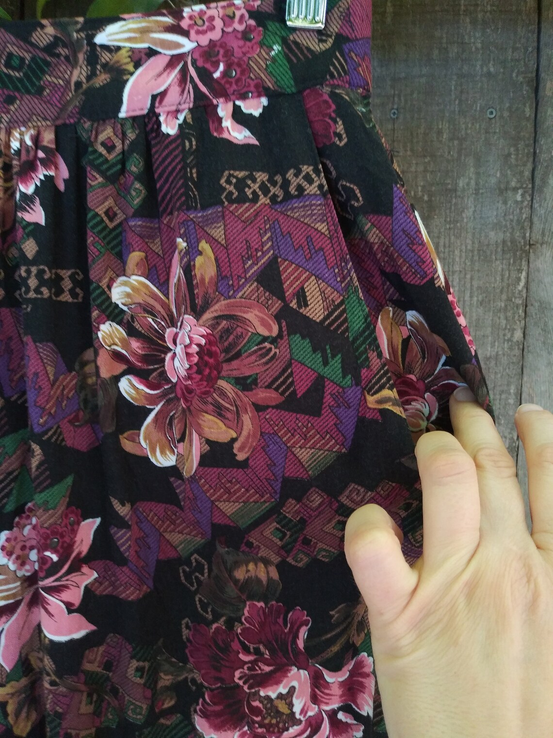 Vintage Palazzo Pants Floral 80s Palazzo Pants 90s Palazzo Pants 90s ...