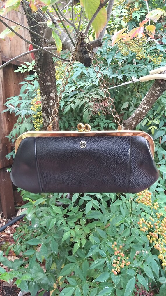 vintage black handbag mod - Gem