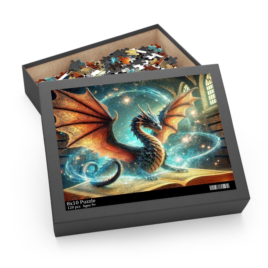 Puzzle Dragon Magic Book - Etsy UK