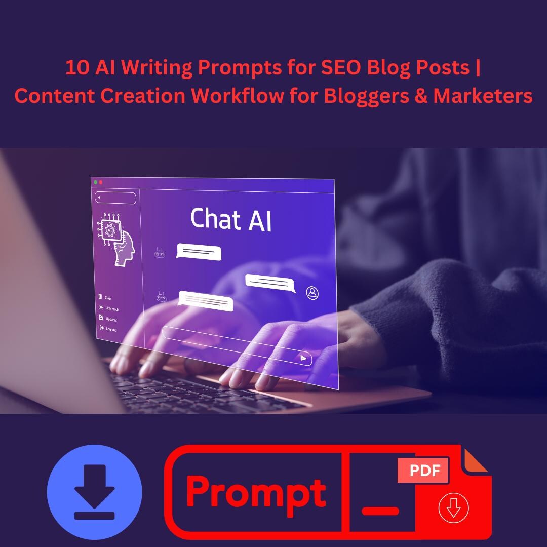 10 AI Writing Prompts for SEO Blog Posts | Content Creation Workflow ...