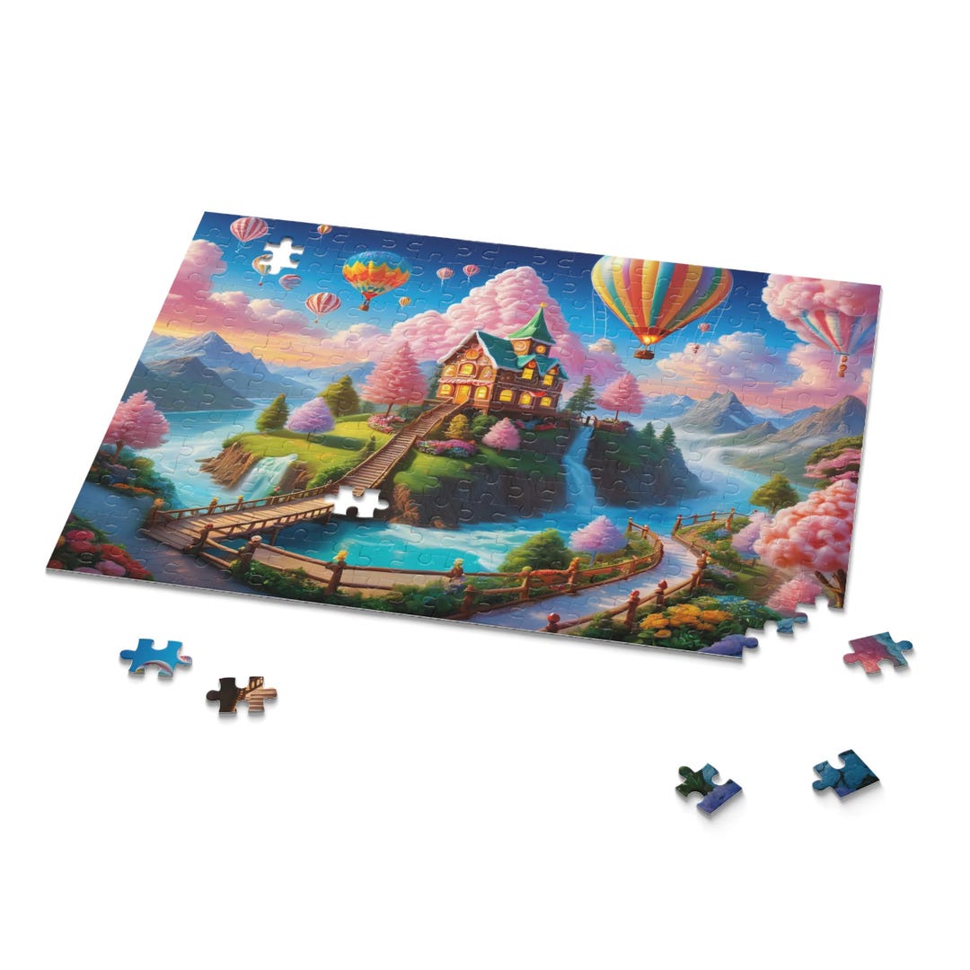 Spiritual Jigsaw Puzzle, Healing Space Castle in the Sky Puzzle - Etsy