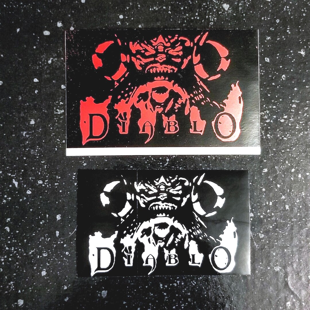 DIABLO Sticker Classic Logo - 4 X 2" [weatherproof Vinyl Bumper Decal ...