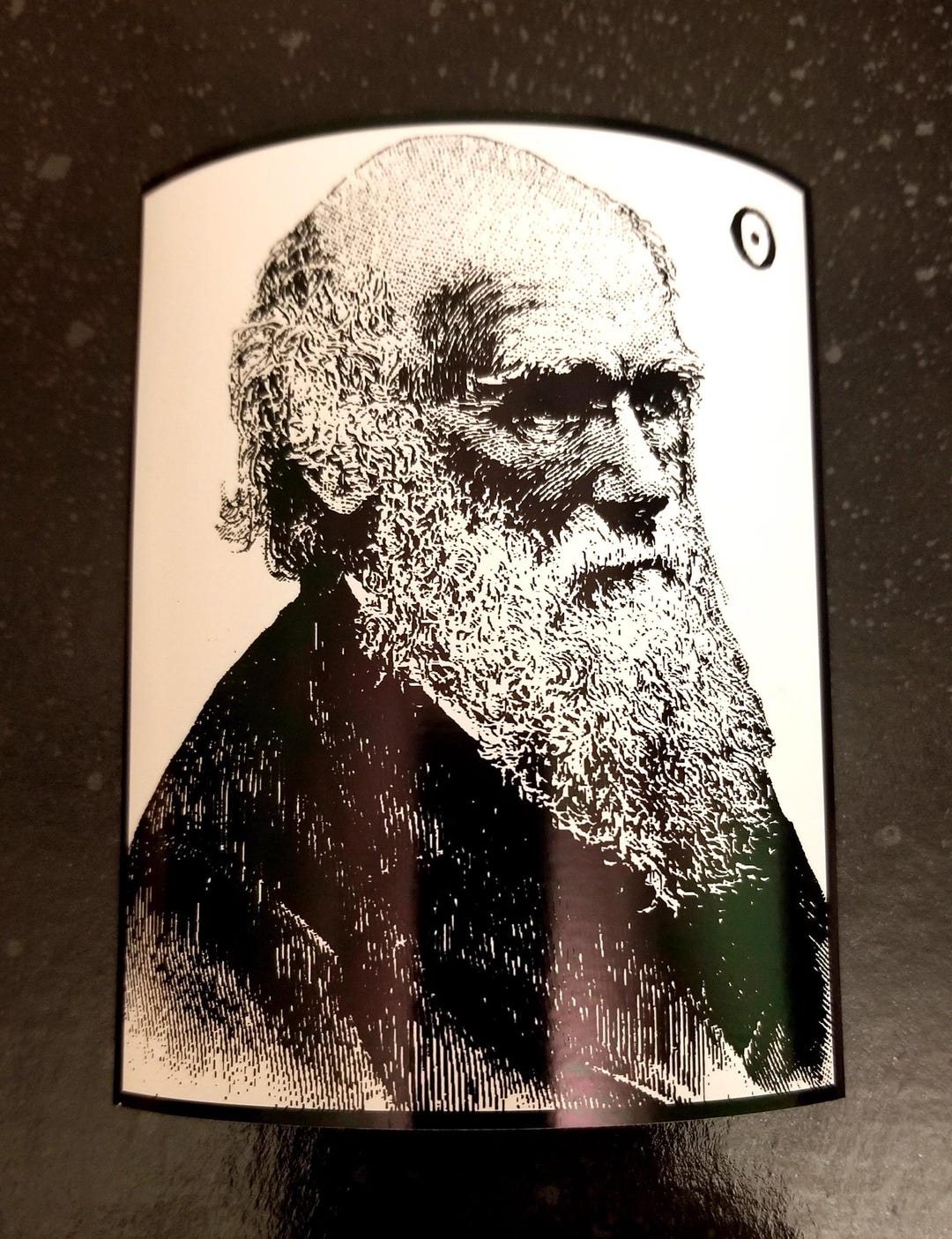 CHARLES DARWIN Sticker 4 X 3" [weatherproof Vinyl Decal] - Occult ...