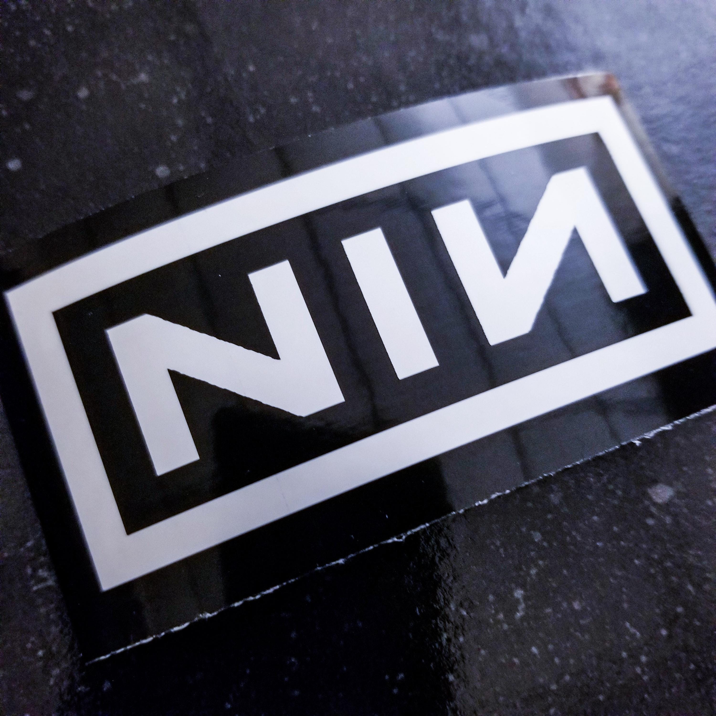 NINE INCH NAILS Sticker 4 X 2" [weatherproof Vinyl Bumper Decal] [nin ...