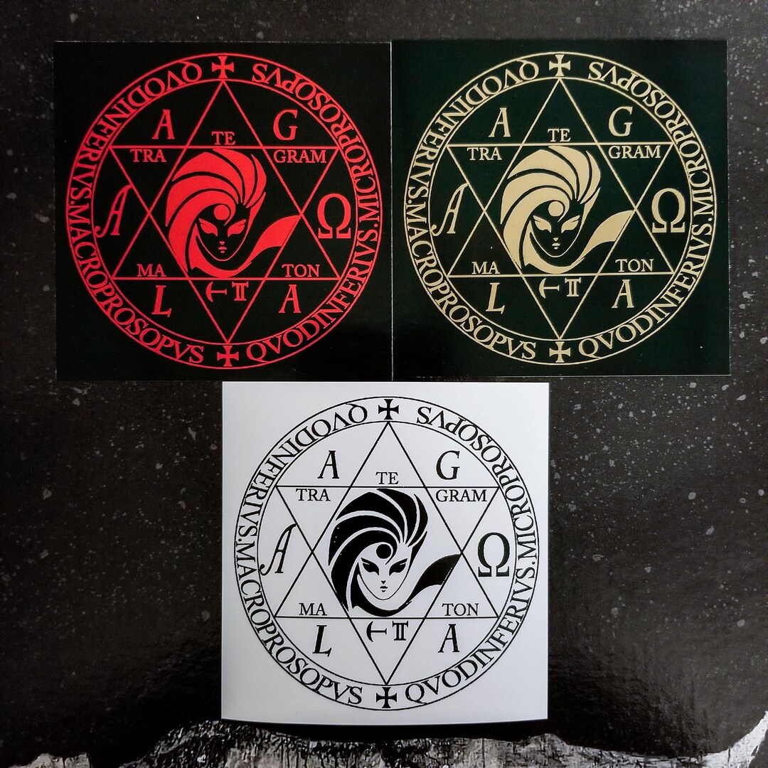 SHIN MEGAMI TENSEI Sticker Classic Sigil 4 X 4" [weatherproof Vinyl ...