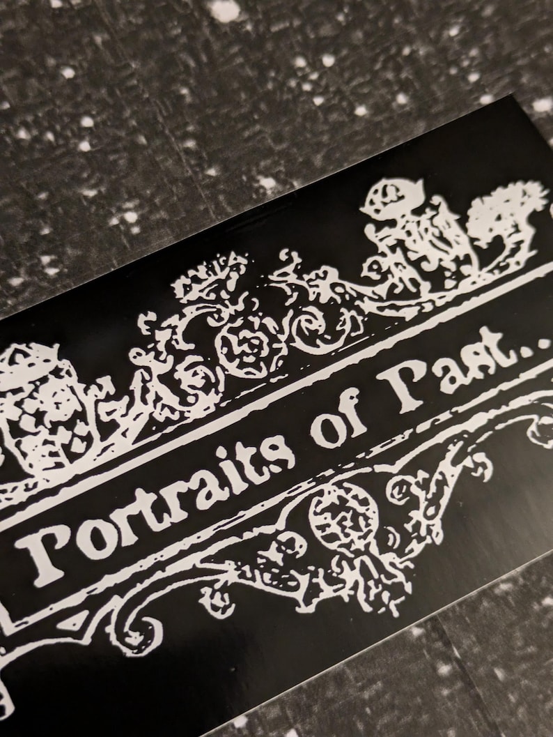 PORTRAITS OF PAST 4 X 2 weatherproof Vinyl Bumper Sticker / Decal band ...