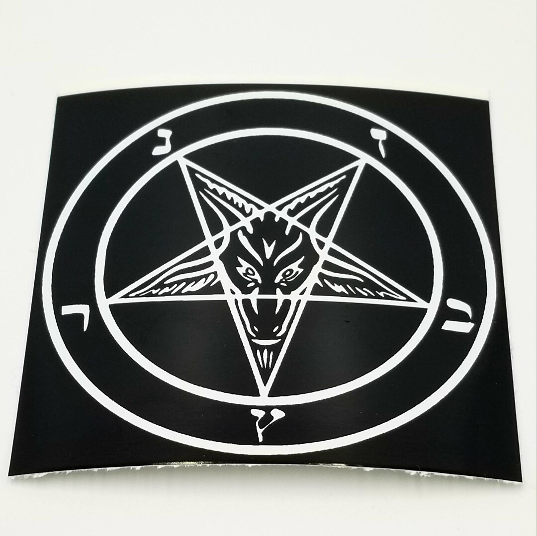 Baphomet Sigil 4 X 4" [weatherproof Vinyl Sticker / Decal] - Symbol ...