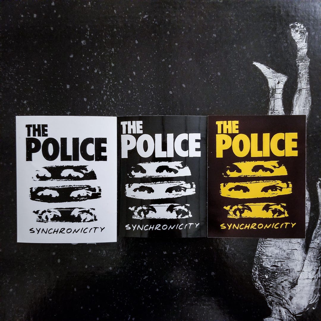 THE POLICE Sticker 4 X 3" [weatherproof Vinyl Bumper Decal] [tradgoth ...